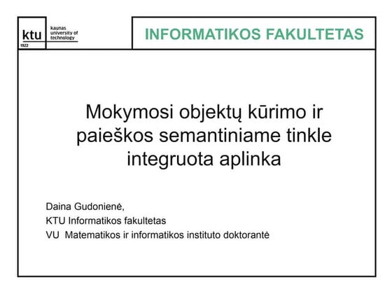 Ikt taikymo analize | PPT