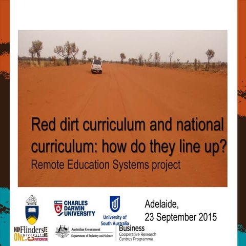 Red dirt curriculum and national curriculum: how do they line up? | PDF