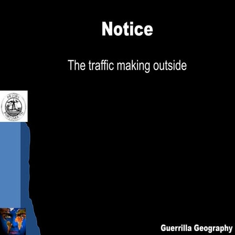 Covert action through Guerrilla Geography | PPT