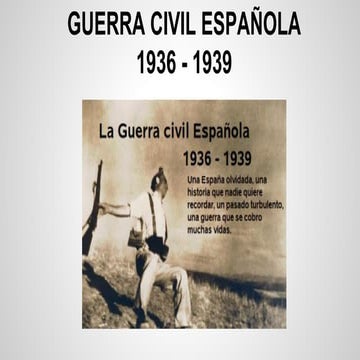 Guerra civil española | PPS