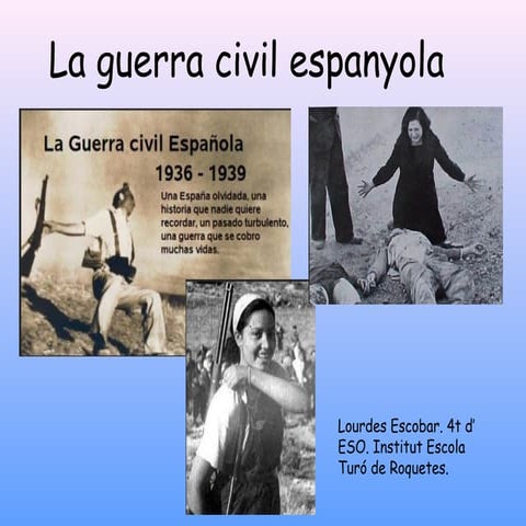 La Guerra Civil espanyola | PPT
