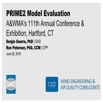 PRIME2 Model Evaluation | PPT