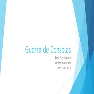 Videoconsolas de octava generación | PPTX