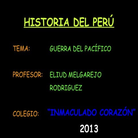 Guerra del guano y del salitre | PPS