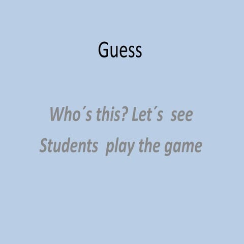 Guess | PPT