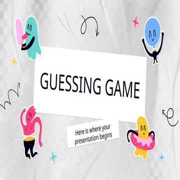 Guessing Game slides fun activity english class | PPTX