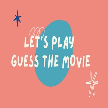 Guess the Movie | PPTX
