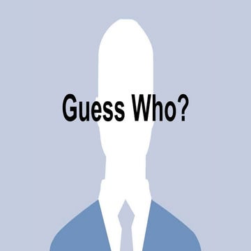 Guess who? | PPTX