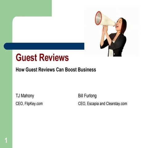Vacation Rental Guest Reviews | PPT