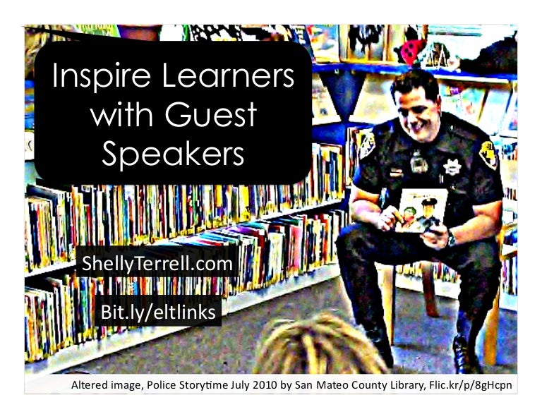 Inspire & Engage Students by Inviting Guest Speakers Web & F2F