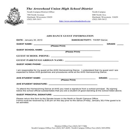 Guest Form Twirp | PDF