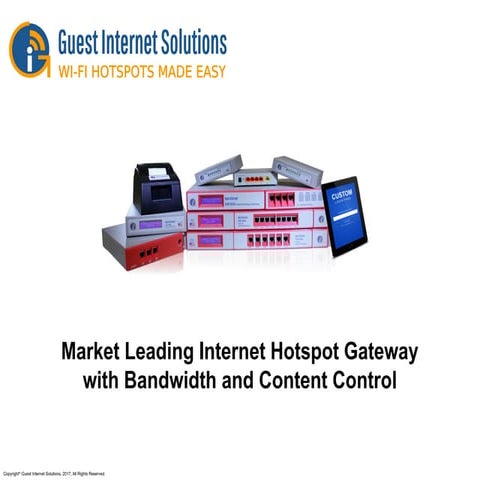 Internet Hotspot Gateway for Guests | PPT