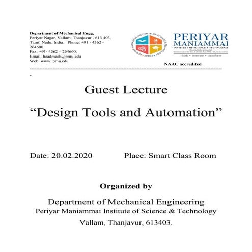 Guest lecture 1 | PDF
