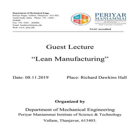 Guest lecture 3 | PDF