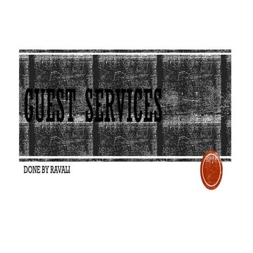 Guest Room Orientation | PPT