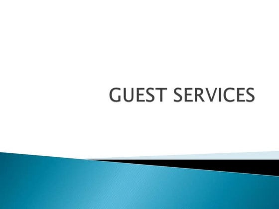 Housekeeping; Handling Guest Request and Complaints.pptx