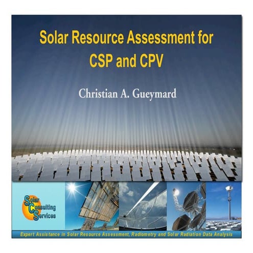 CSP Training series : solar resource assessment 1/2 | PDF