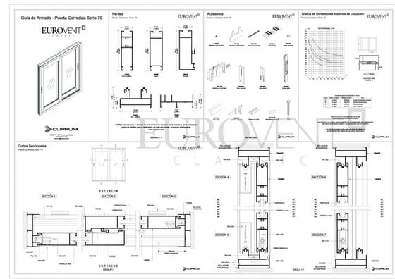 Smart frame serie 45 ventana proyectable RPT | PDF