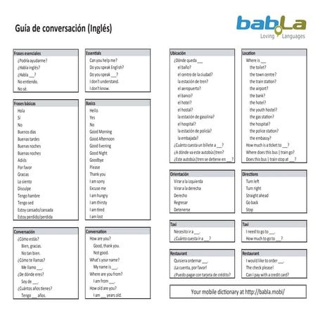Guia de-conversacion-ingles[1] | PDF