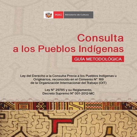 Perú: Ley del Derecho a la Consulta Previa a los Pueblos Indígenas u ...