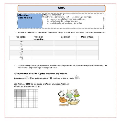 Porcentajes y Razones | PDF