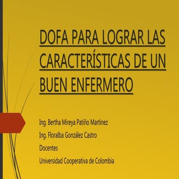 matriz DOFA | PPTX