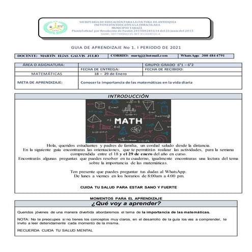 Que son las matemáticas, para niños ppht | PPTX
