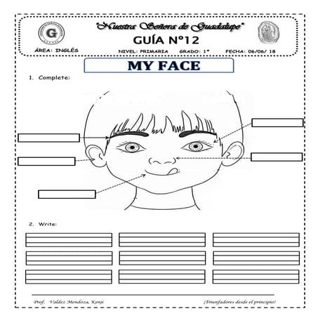 Guia 1 ro my face | PDF