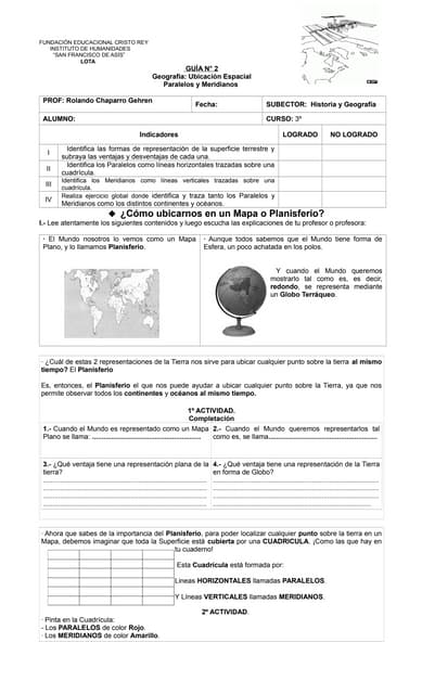 Hoja de trabajo: Conociendo america | PPT