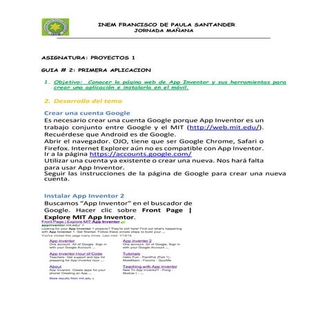 Tutorial mit app inventor 2 | PDF