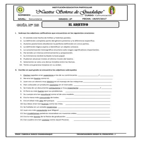 Grados del adjetivo | PDF