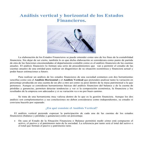 Anlisis Vertical Y Horizontal Parte Ii ENERGUATE ENERGUATE Added A