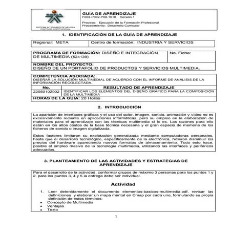 Guia de aprendizaje 01 | DOCX