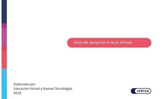 Aula Virtual CERTUS - Manual Docente - 1. Comunicaciones | PDF ...