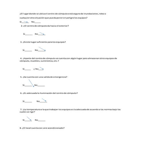 Cuestionario para una Auditoria Informática | DOC