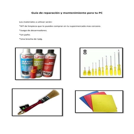 Guia de mantenimiento. | DOCX