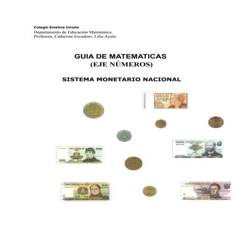 Guia de mat sistema monetario | DOC