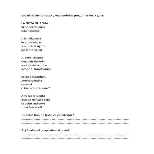 Guia de poemas 3ro | DOCX