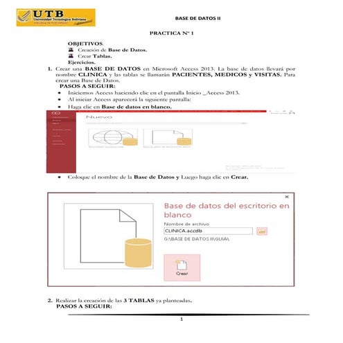 Guia de practicas de base de datos ii | PDF