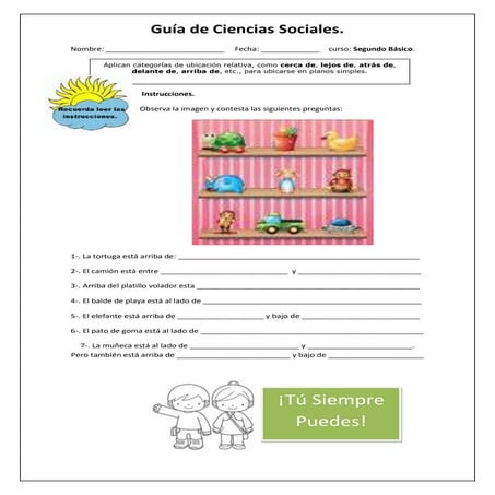 Guia de sociales: ubicacion | DOCX