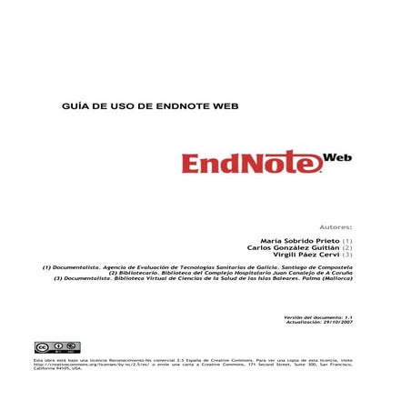 Guia de uso de endnote | PDF | Databases | Computer Software and ...