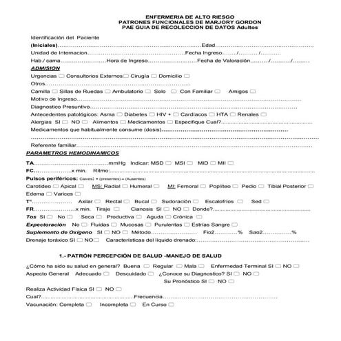 ENFERMERIA- SIGNOS VITALES (VALORES NORMALES) | DOC