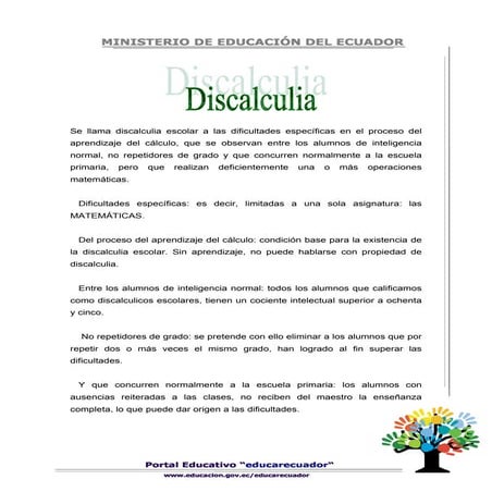 Guia discalculia | PDF