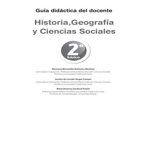 Guia docente CIENCIAS SEGUNDO BÁSICO | PDF