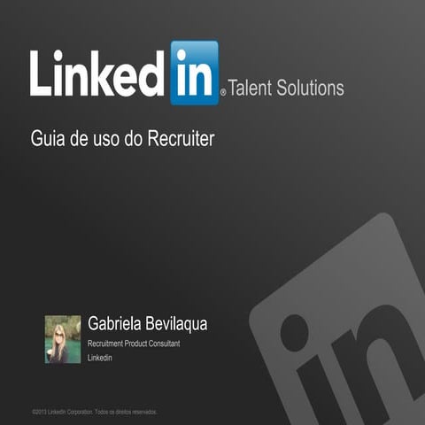 Guia do Recruiter - LinkedIn | PPTX