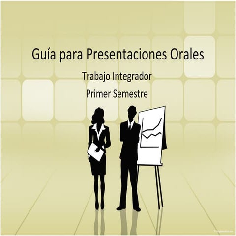 GUIA DE EXPOSICIÓN ORAL | PPT