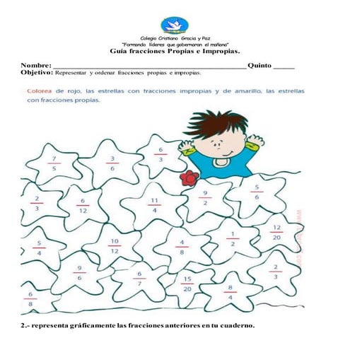 Hojas De Trabajo De Fracciones Propias E Impropias Simplificar