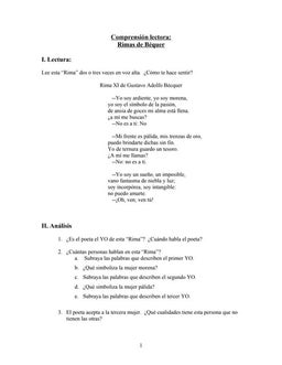 Gustavo adolfo bécquer andrea rima xi | PPT