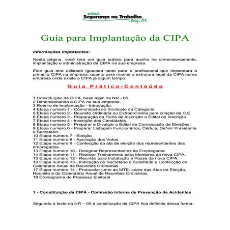 Arq 390 modelos_documentos_cipa | PDF