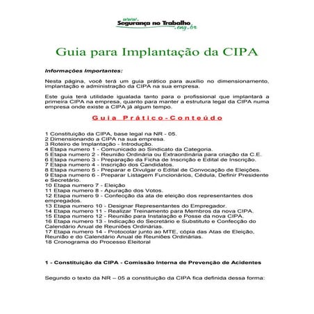 Modelo de Certificado CIPA | PPT
